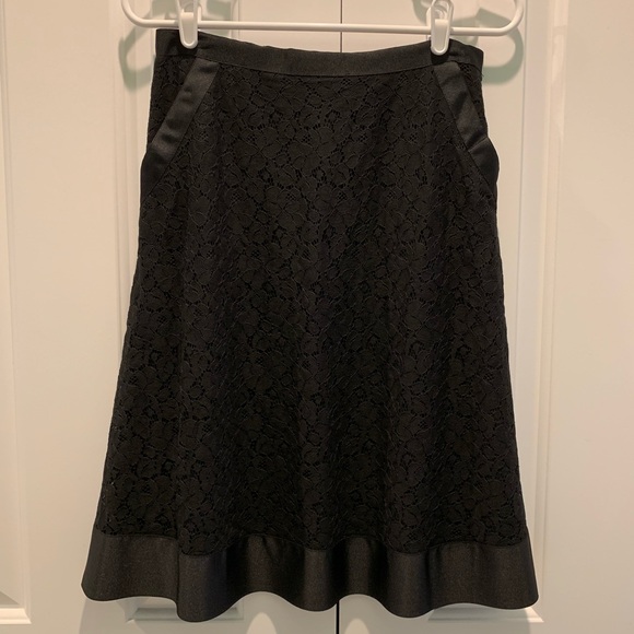 Isaac Mizrahi | Skirts | New Isaac Mizrahi Cute Black Lace Ribbon Fancy ...